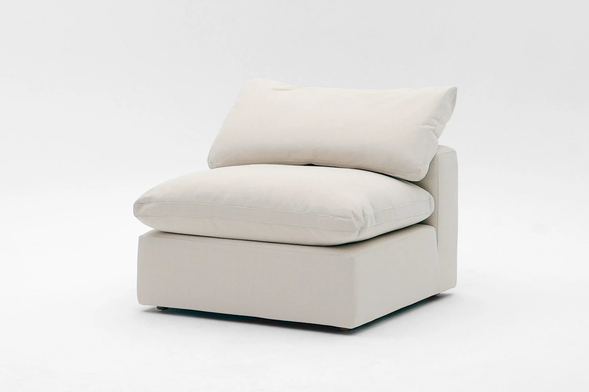 Emily Linen Cloud Modular Armless Chair